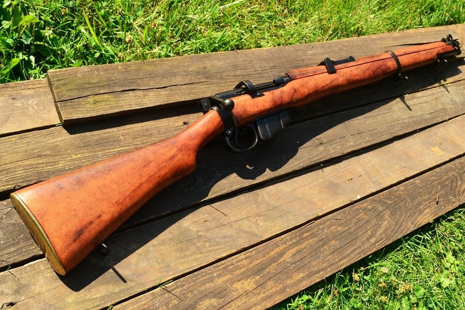Lee-Enfield SMLE Bolt-Action Rifle - British - WWII - Non-Firing Denix ...