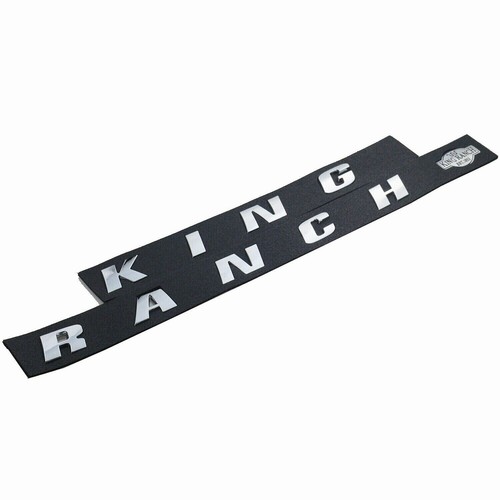 Chrome For King Ranch Letters Emblem Badge Fender Side Bedside (1Pc New ...