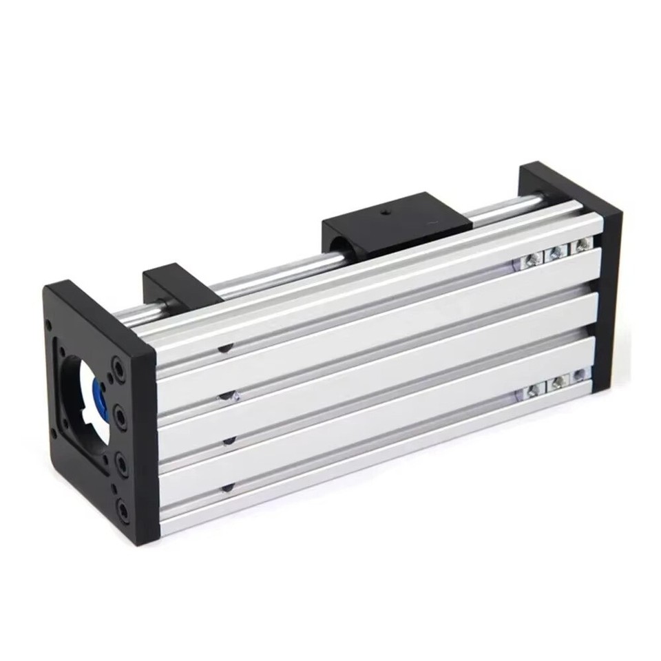 22-132lbs Electric Ball screw Slide Table Nema23 57 Motorized Linear ...