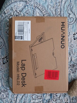 Huanuo Adjustable Lap Desk - with 8 Adjustable Angles & Dual Cushions ...