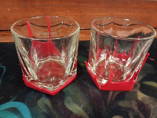 Makers Mark Red Wax Drip Bourbon Whiskey Lowball Tumbler / Glass ...