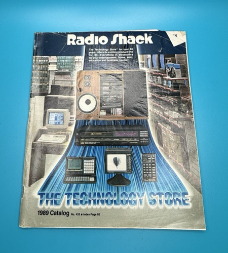 Vintage 1989 Radio Shack Catalog No. 432 Electronics Toys Computers ...