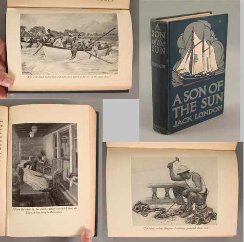 Antique JACK LONDON A Son of the Sun 1st Edition & Printing Sea ...