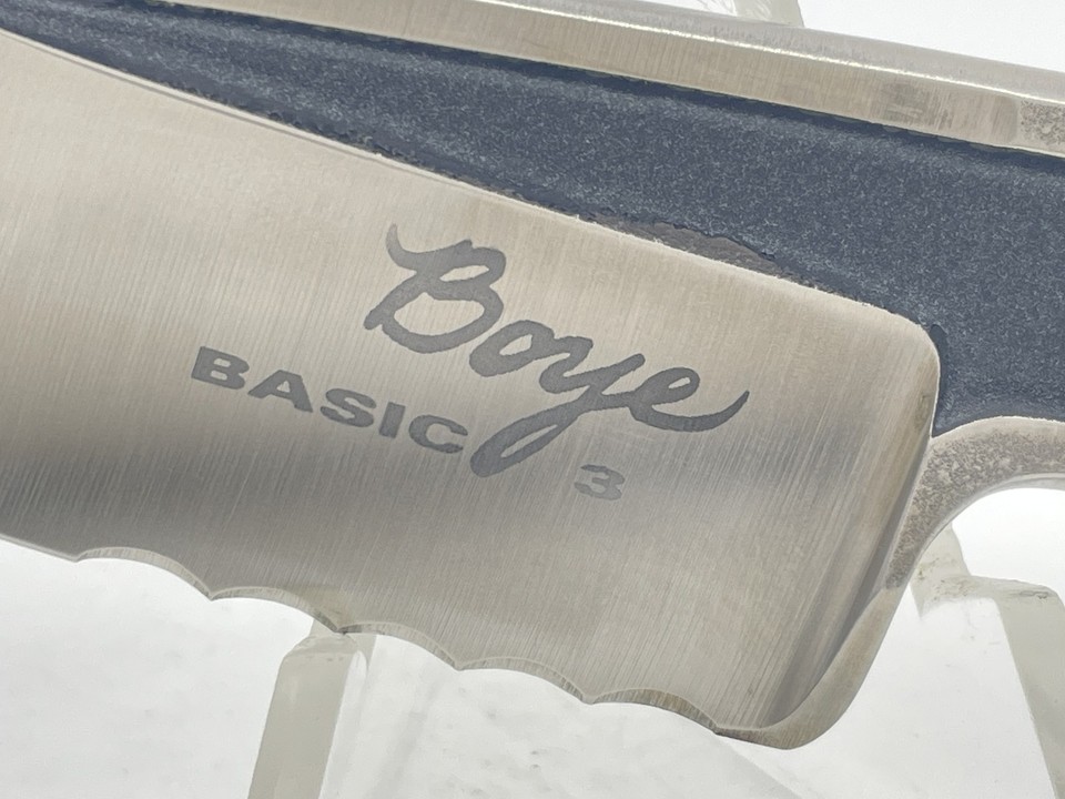 BOYE KNIVES Basic 3 BDS Partially Serrated Diving/Fishing Knife w ...