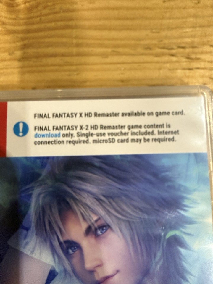 Final Fantasy x / X-2 HD Remaster Nintendo Switch No Code For FFX-2 ...