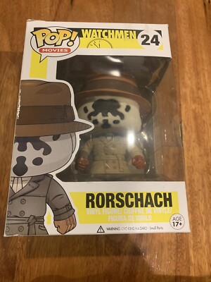 Funko Pop! Vinyl Figure Watchmen #24 Rorschach AUTHENTIC (Not mint ...