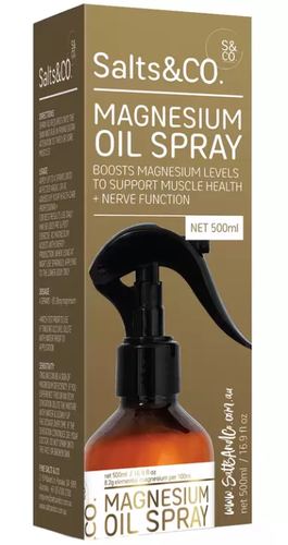 Salts & Co Boost Magnesium Oil Spray Muscle Health Nerve Function ...