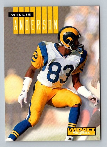 1994 SkyBox Impact #137 Flipper Anderson Los Angeles Rams Football Card ...