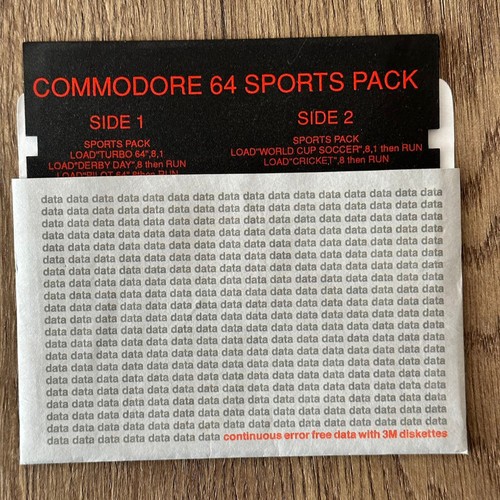 COMMODORE 64 SPORTS PACK C64 / C128 Commodore Spiele Disk | eBay.de