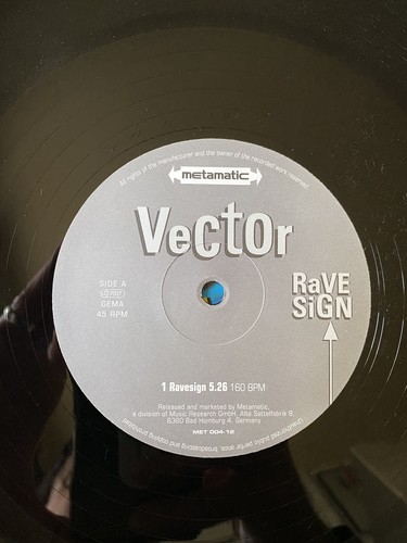 Vector / Rave Sign * 12 Inch Vinyl Schallplatte * RAR ! | eBay.de