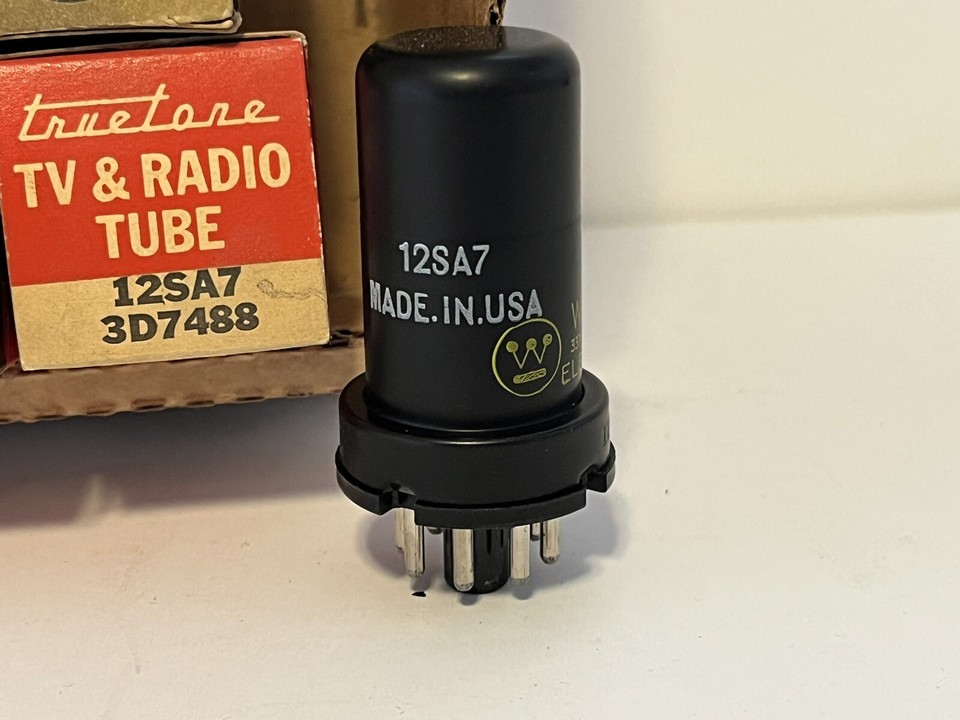 One Tested 12SA7 Metal Vacuum Tube Tests Good One Tube Only | eBay