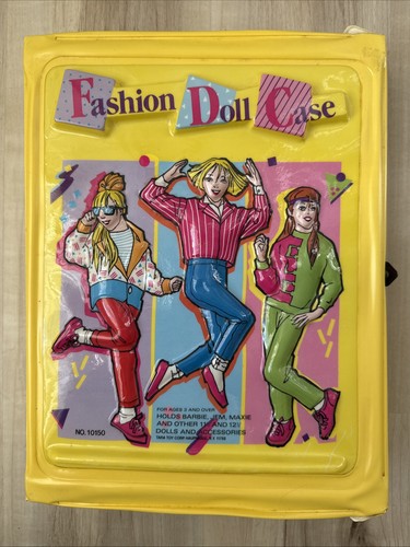 Tara Toy Corp Fashion Doll Case Plastic Carrier Holds Barbie Jem Maxie ...
