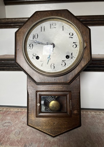 Antique Sessions Octagon Pendulum Wall Clock 8-Day with Chime - See ...