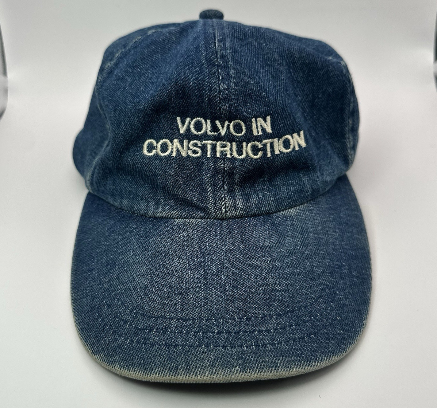 Vintage Volvo In Construction Denim Hat Cap KNP OSFA … - Gem
