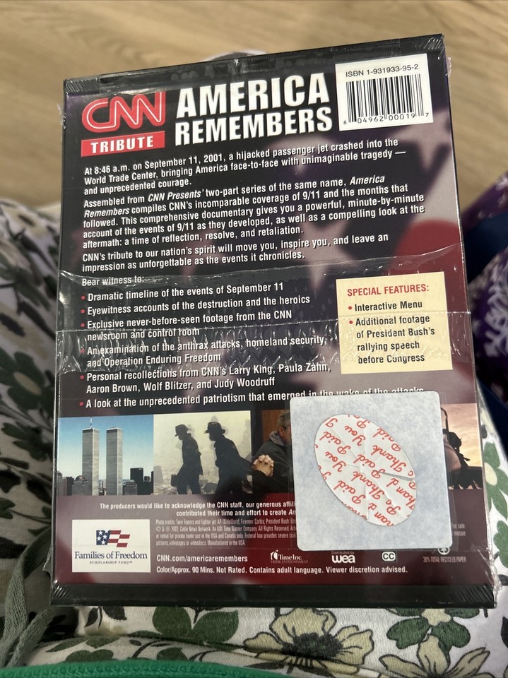 CNN Tribute: America Remembers (DVD, 2002) 804962001194| eBay