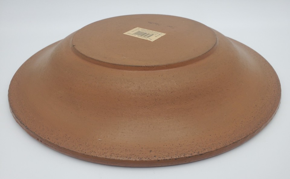 Vintage Country Primitive Joni Martin Hand Painted Folk Art Wood Plate ...