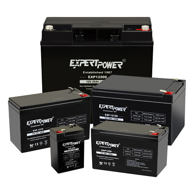 ExpertPower Sealed Lead Acid Battery - 12V 6V 20Ah 18AH 12AH 10Ah 9AH ...
