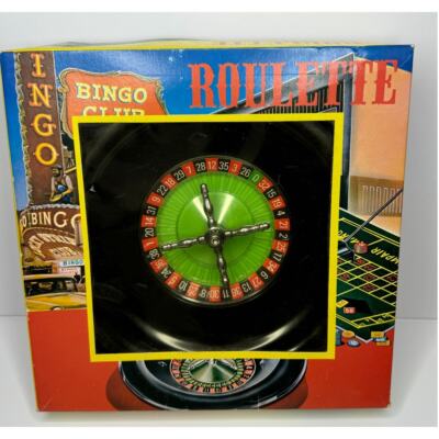 Vintage K.N. Roulette Set COMPLETE - Roulette Wheel, Table Layout ...
