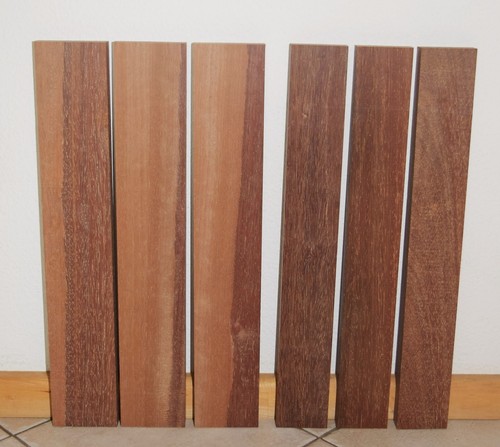 3 Bongossi Riegel Brett Banklehne Holz Zaunlatten 60x8-10x2,5 cm DIY ...