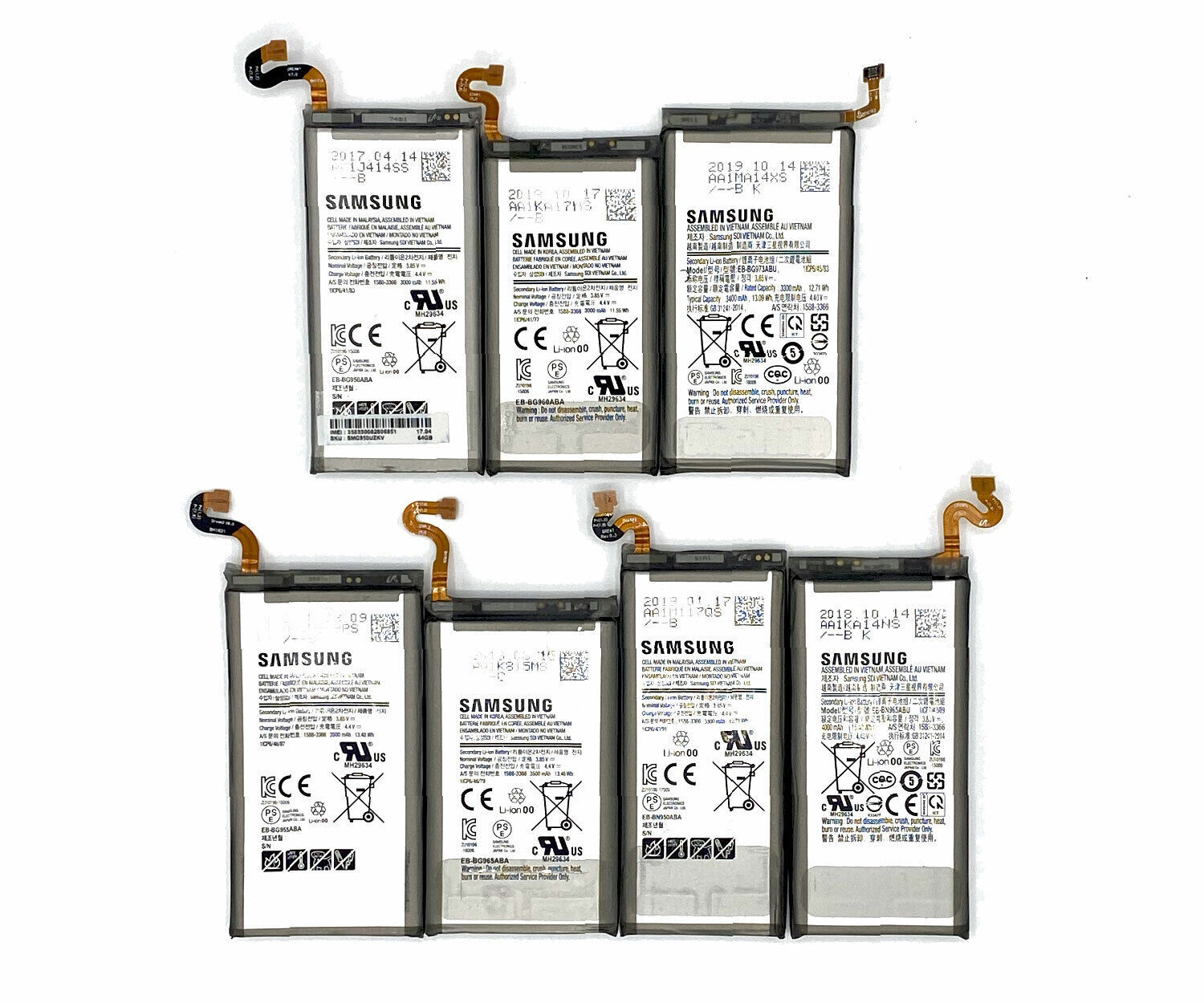 Internal Samsung Galaxy All Models Replacement Battery Original Parts ...