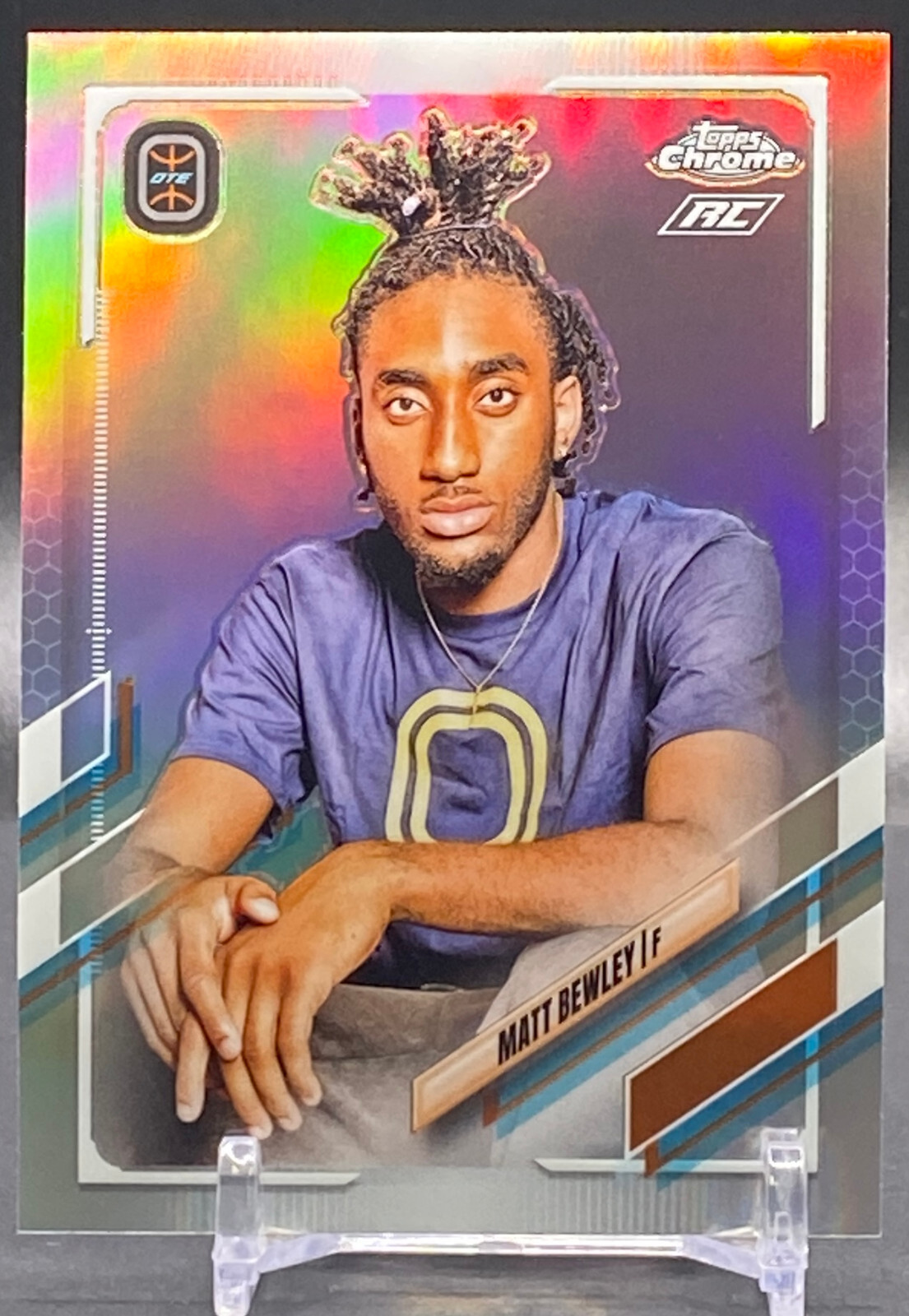 2021-22 Topps Chrome OTE #15 MATT BEWLEY Rookie RC Refractor | eBay