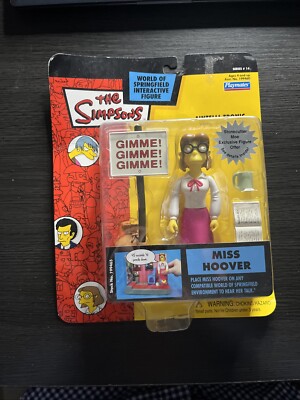 The Simpsons Miss Hoover Action Figure WOS MOC Series 14 RARE Toy ...