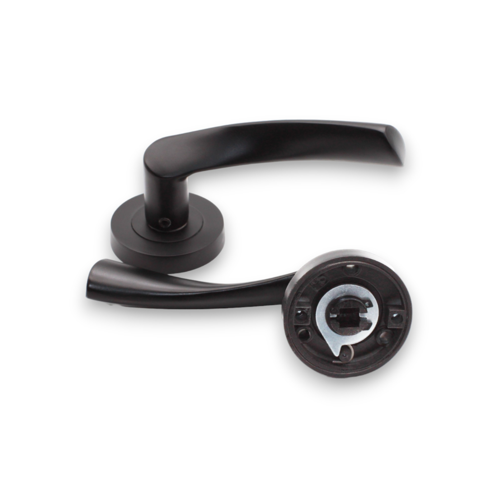 Twist Lever Internal Door Handles Sets Latch Lock Bathroom Door Pack ...