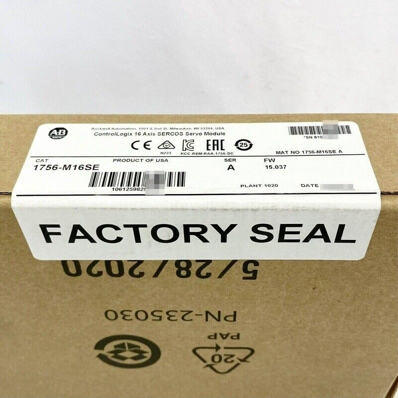 AB 1756-M16SE ControlLogix 16 Axis SERCOS Servo Mod REAL NEW US Free ...