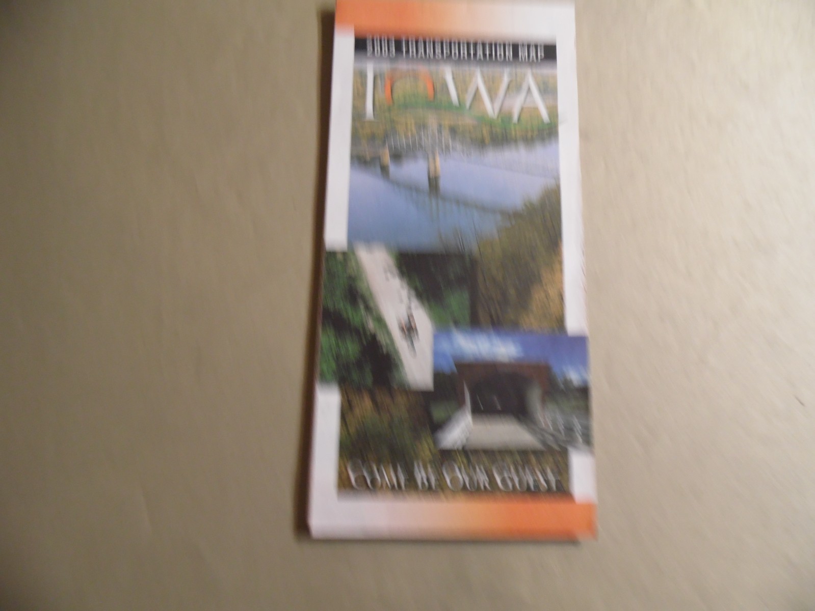2003 Transportation Map of Iowa / Free Domestic Shipping | eBay