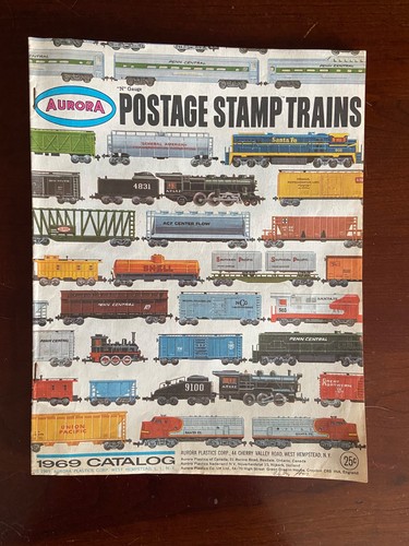 Preowned Magazine "N" Gauge Postage Stamps Trains Aurora 1969 Catalog ...