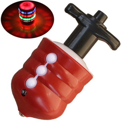 Spinning Gyro Spinner Laser LED Light Music Flash Light Kids Toy ...