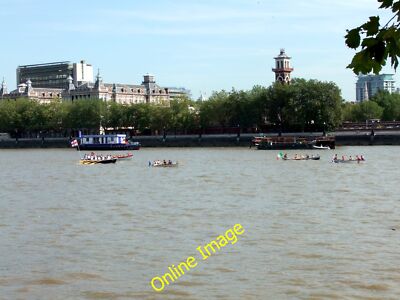 Photo 12x8 Rowing Boats in The Great River Race Westminster c2012 | eBay UK