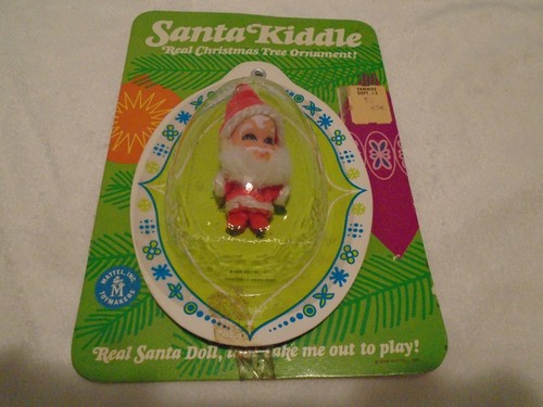 Liddle Kiddles SANTA CLAUS DOLL Christmas Ornament 1968 Mattel Vintage ...