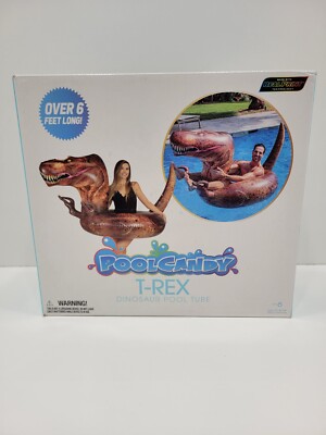 T-REX DINOSAUR JUMBO Swimming Pool Float Animal Ring Tube Pool Candy | eBay