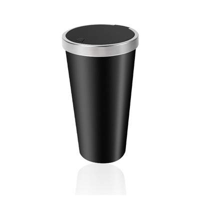 Small Car Garbage Bin Console Trash Waterproof with Lid Universal Suv ...