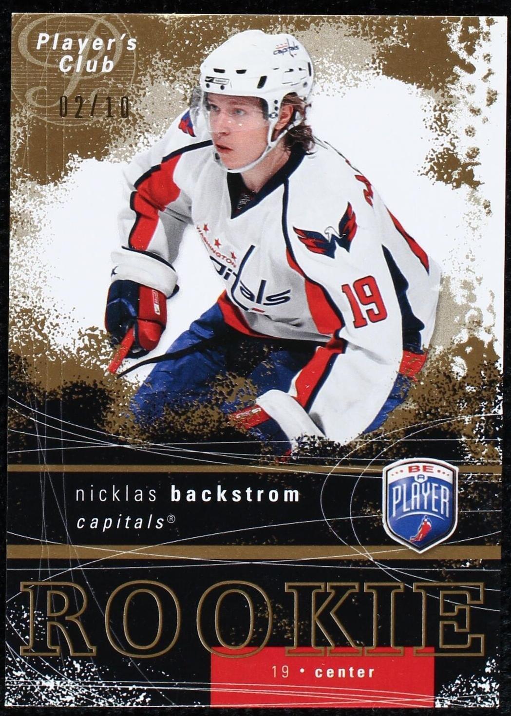 2007-08 Upper Deck Be a Player - Rookie Nicklas Backstrom #299 Player's ...