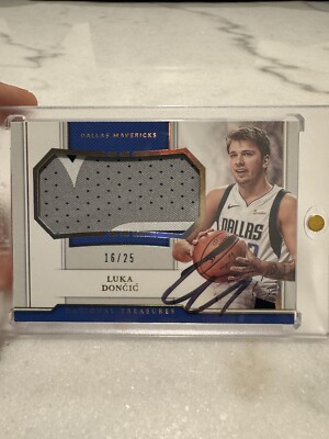 Luka Doncic 2018 National Treasures Rookie Patch On Card Auto | eBay