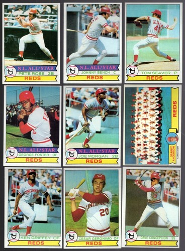 1979 Topps Team SET Lot of 27 Cincinnati REDS NM+ ROSE BENCH MORGAN ...