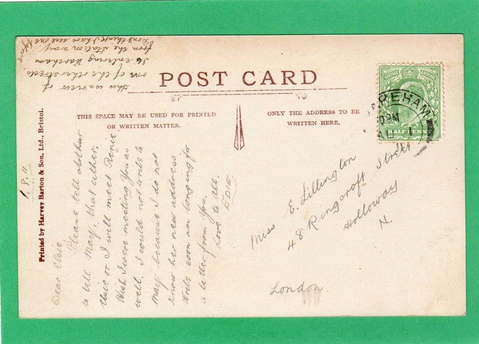 North Street Wareham Shop Horse & Carriage RP pc 1911 Harvey Barton ...