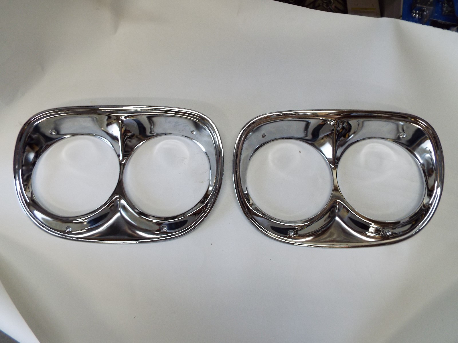 1958 58 1959 59 Chevy Chevrolet PU Pickup Truck Chrome Pair Headlight ...