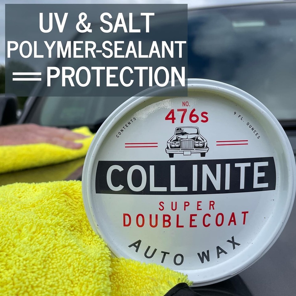 Collinite No. 476s Super DoubleCoat Paste Wax, 9 Fl Oz - Car Detailing ...