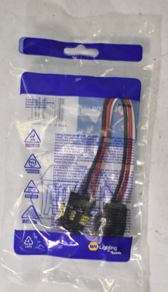 Truck Lite Stop Turn Tail Plug 16 Gauge GPT Wire Female PL-3 Fit 'N ...