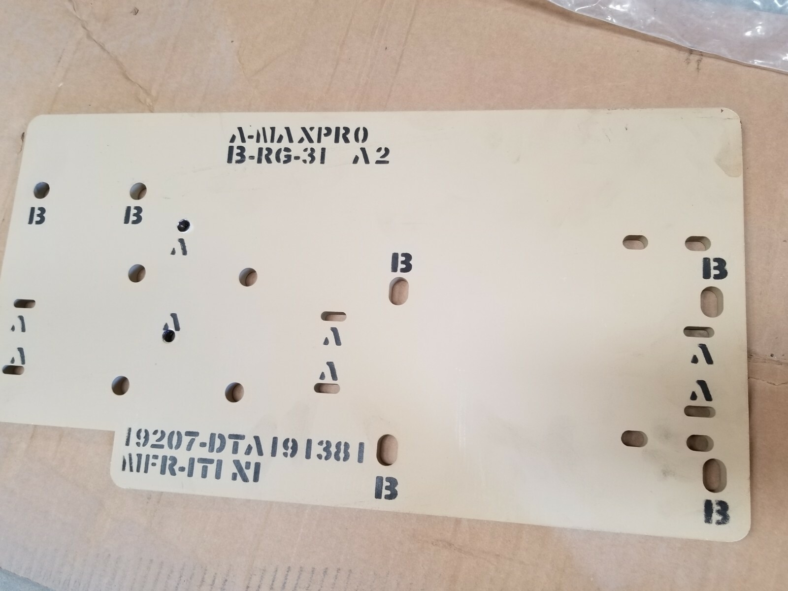 Humvee HMMWV Turret Sling Support Kit Gunner Restraint Single Lower ...