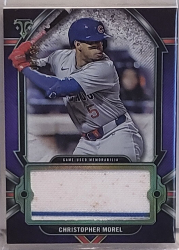 2024 Topps Triple Threads Christopher Morel JUMBO Relic Patch #6/36 ...
