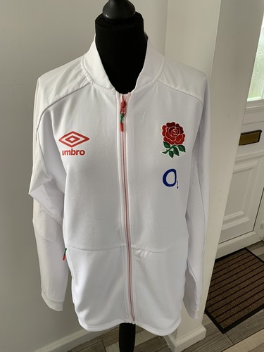 Umbro O2 England Rugby Bomber Jacket Size L | eBay