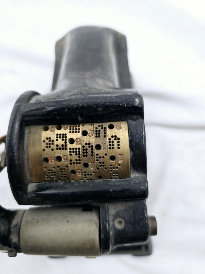 Cummins Perforating Machine No 37 Cast Iron Check Canceler | eBay