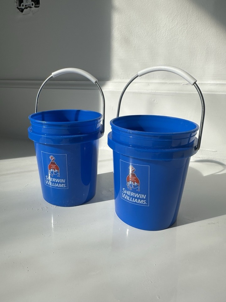 Sherwin Williams Blue Mini Bucket Viral TikTok – Lot of 2 – Brand New ...