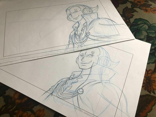 One Piece Animation Cel Set of 12 Niji Yonji Eijiro Oda Original ...