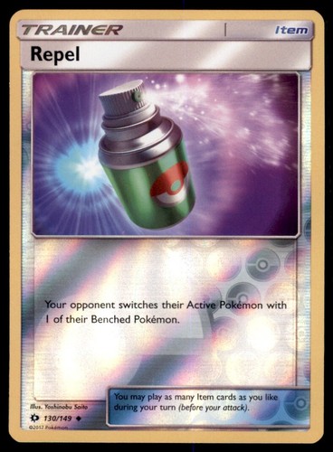 Pokemon TCG Repel Sun & Moon #130 Reverse Holo | eBay UK