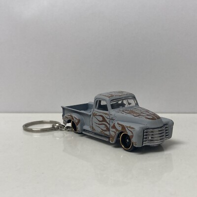 RARE KEY CHAIN GRAY CHEVY PICKUP TRUCK CUSTOM LIMITED EDITION 1952 | eBay